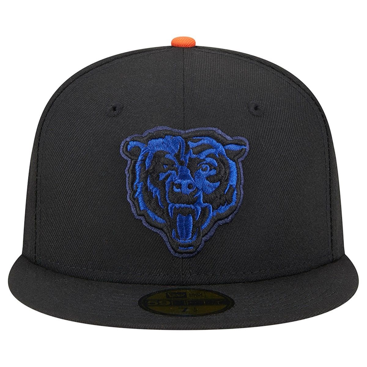 New Era Men's New Era Black Chicago Bears Pop 59FIFTY Fitted Hat ...