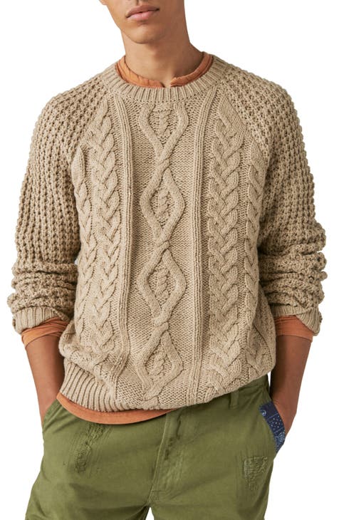 Men's Beige Crewneck Sweaters | Nordstrom
