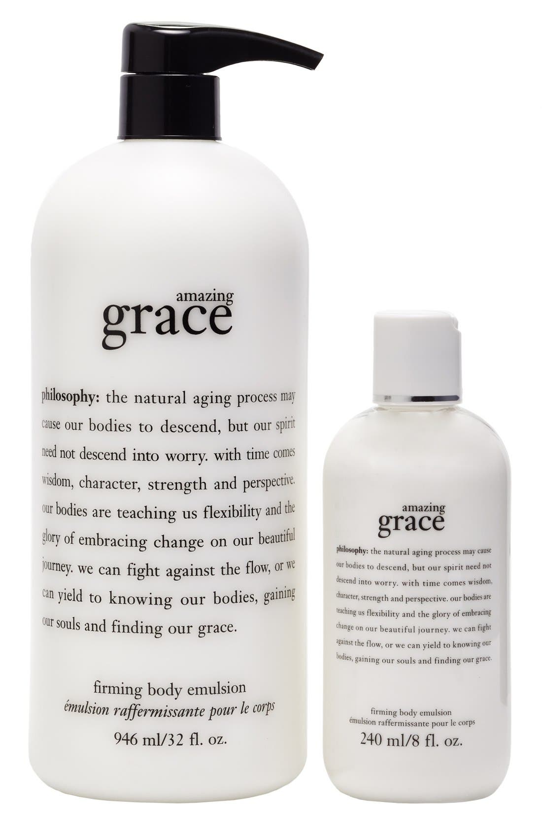 Philosophy amazing Grace Firming Body Emulsion Duo 95 Value