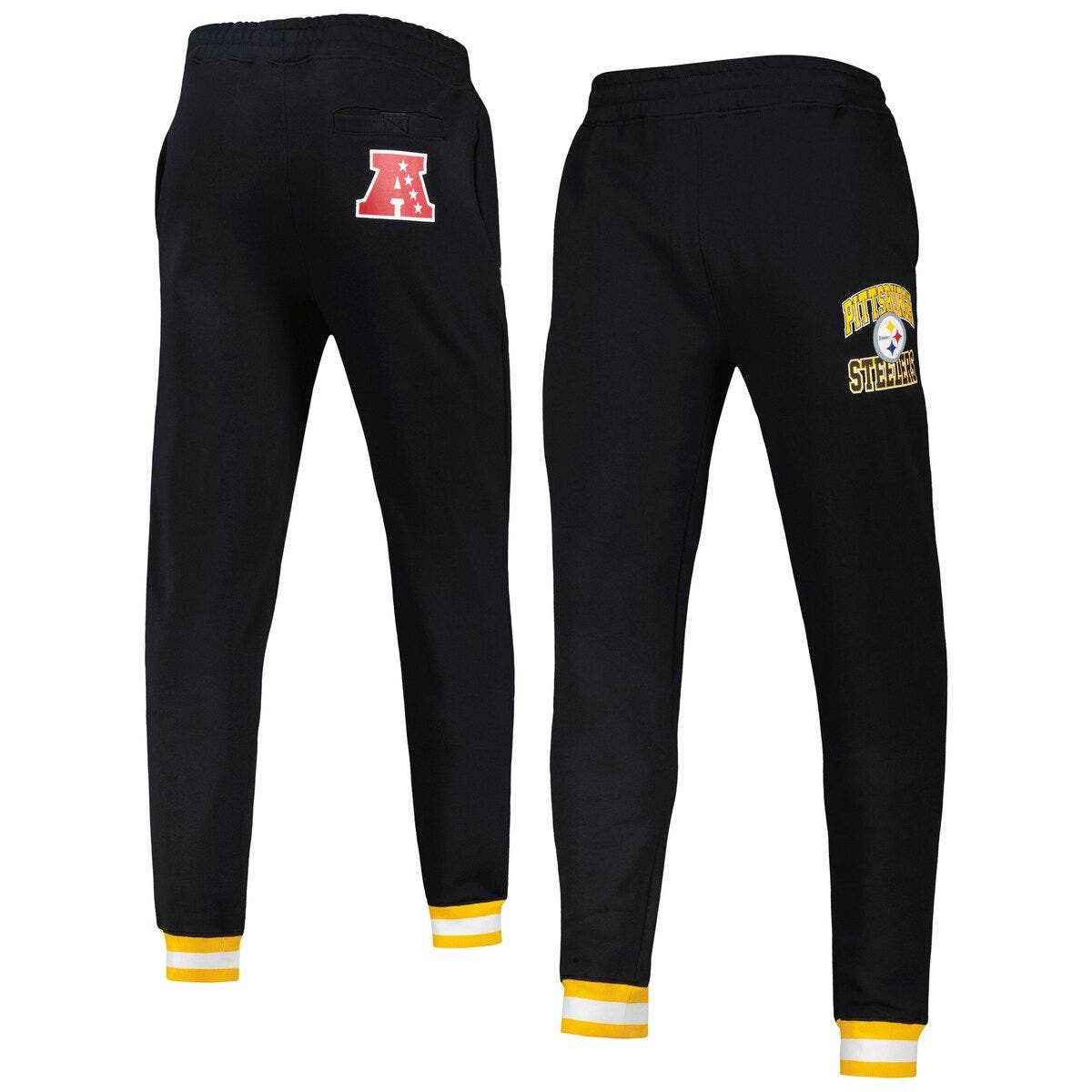 STARTER Men's Starter Black Pittsburgh Steelers Blitz Fleece Jogger ...