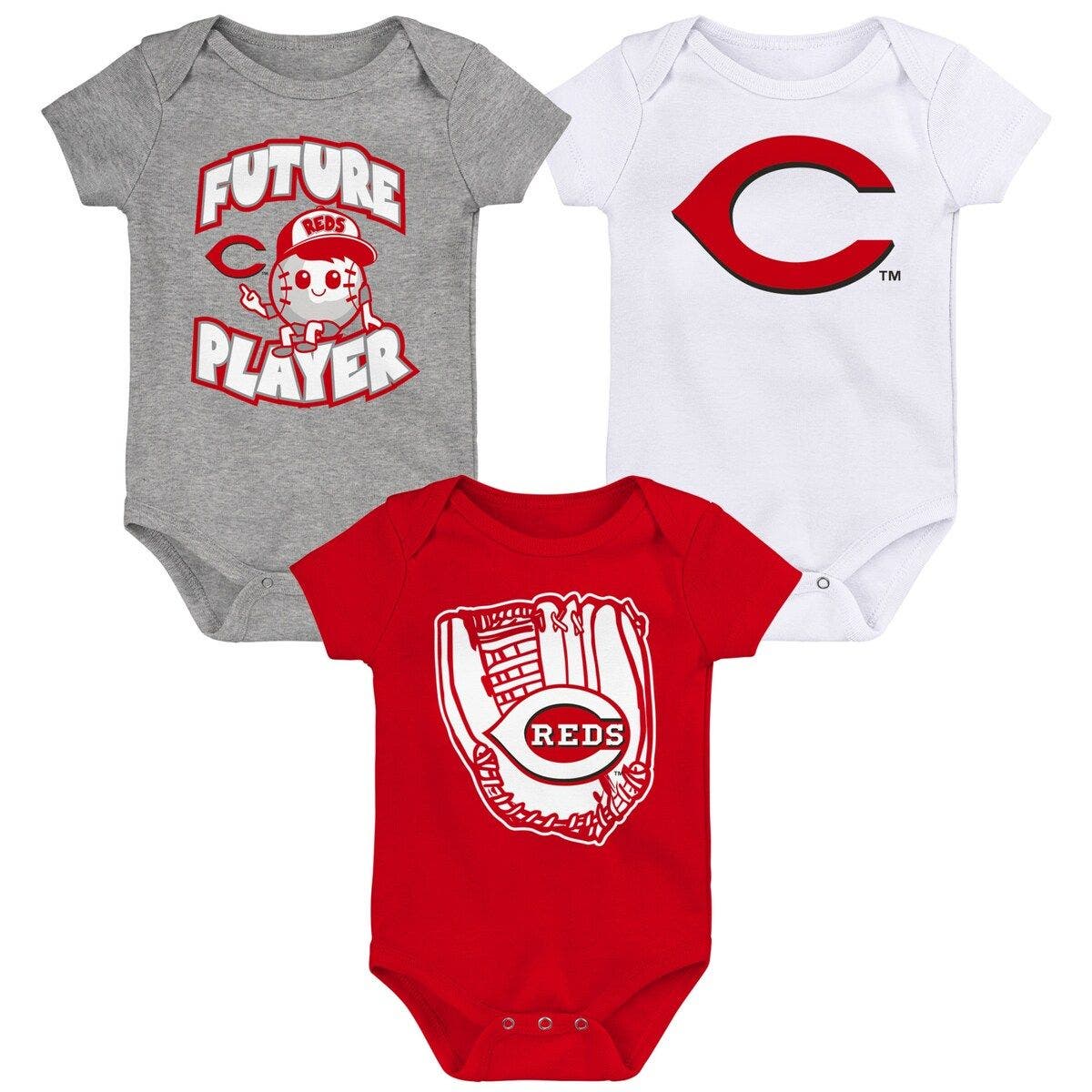 Outerstuff Infant Heather Gray/Red/White Cincinnati Reds Minor League ...