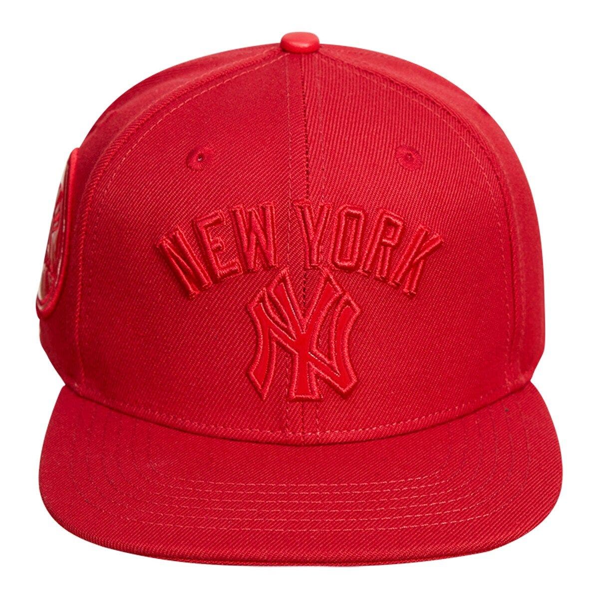 PRO STANDARD Men's Pro Standard New York Yankees Triple Red Snapback ...