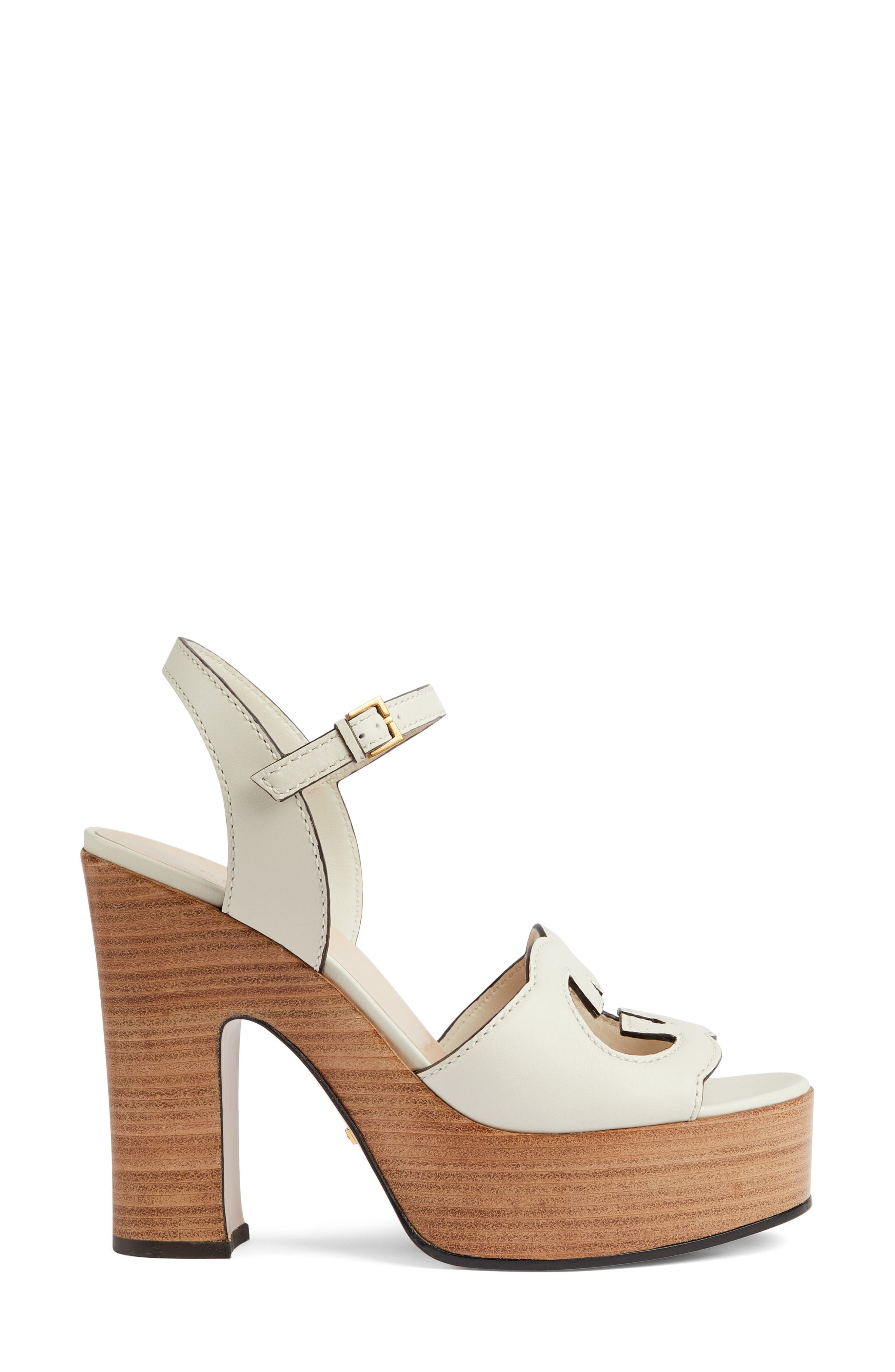 Gucci Interlocking G Cutout Platform Sandal (Women) | Nordstrom