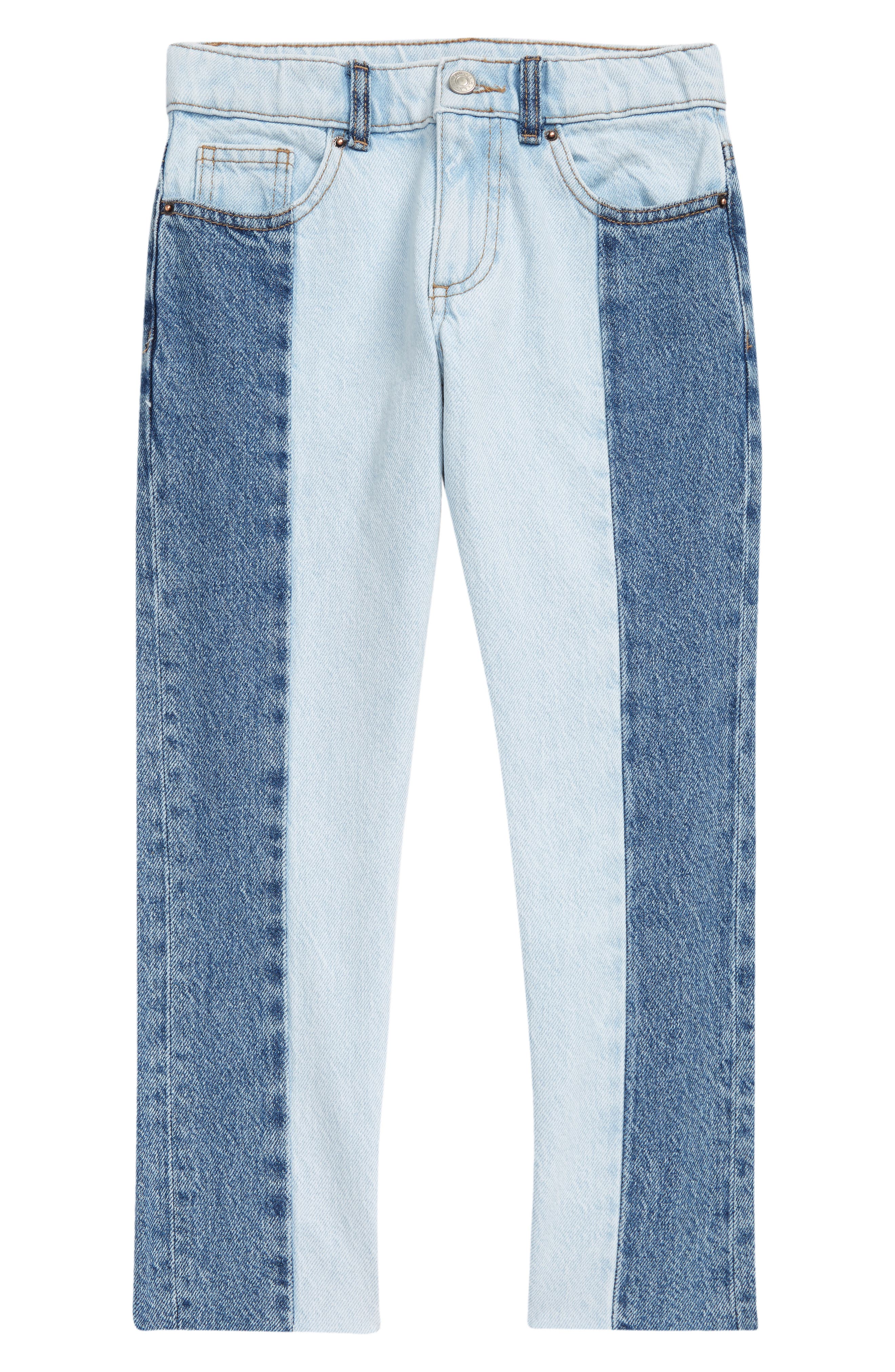 PacSun Kids' Colorblock Nonstretch Straight Leg Jeans | Nordstrom