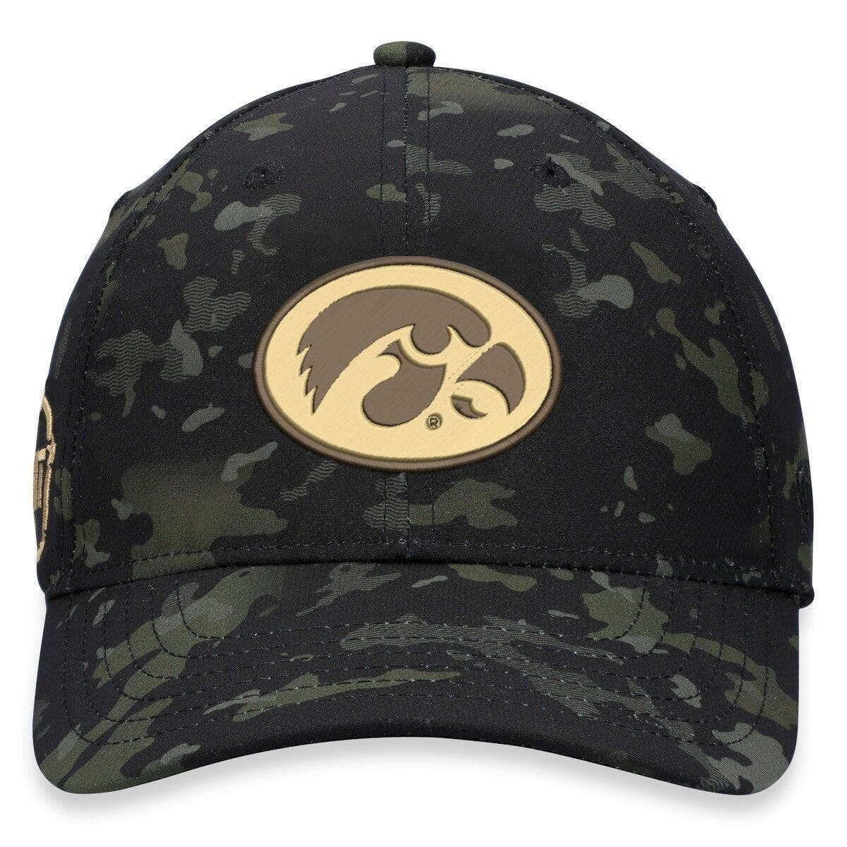 TOP OF THE WORLD Men's Top of the World Camo Iowa Hawkeyes OHT Military Appreciation Blackhawk ...