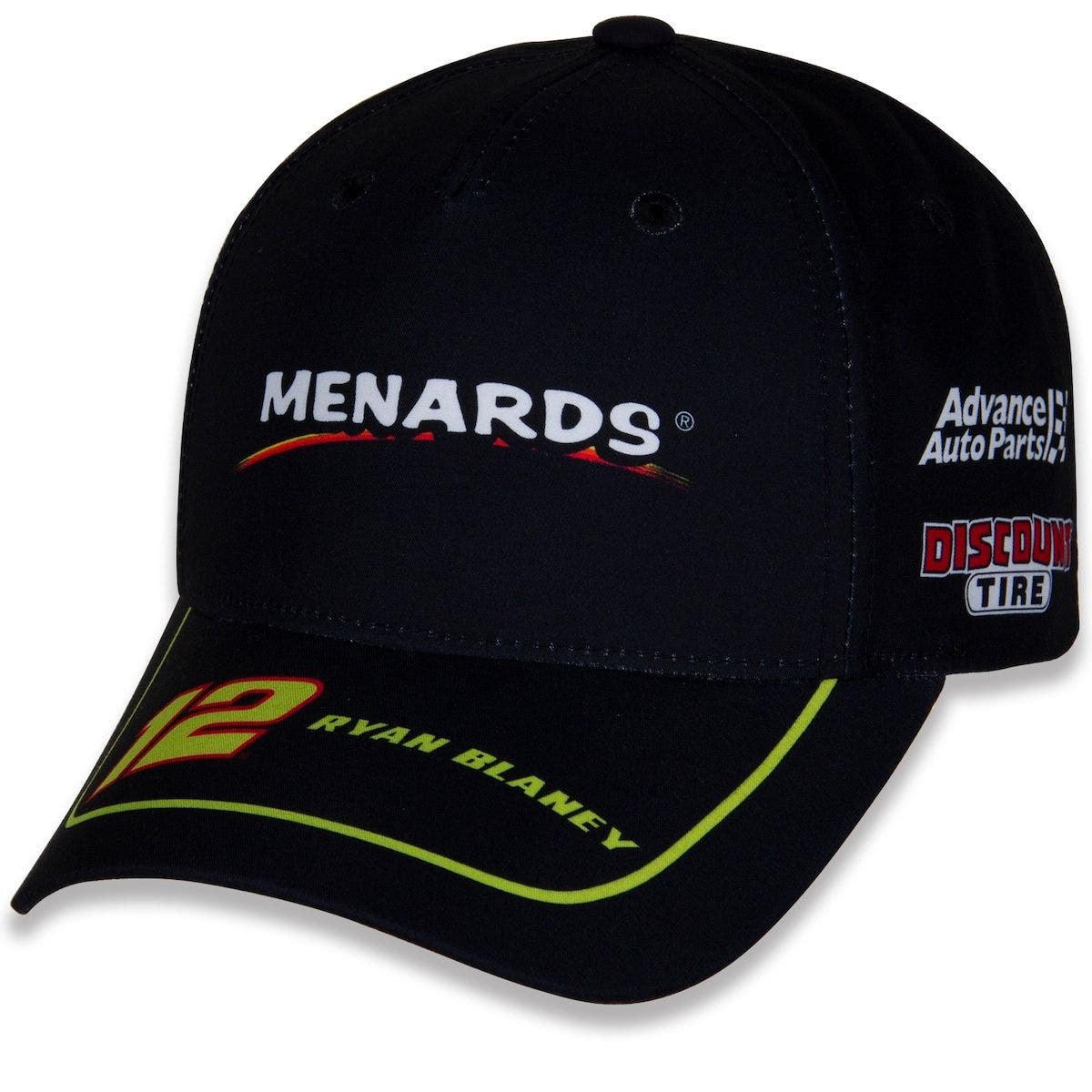 TEAM PENSKE Men's Team Penske Black Ryan Blaney Uniform Adjustable Hat ...