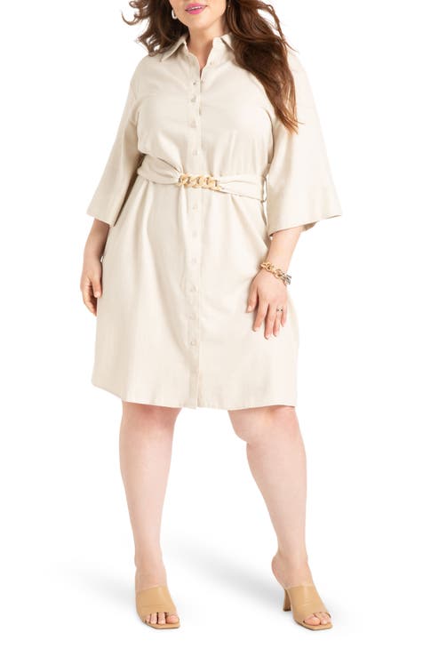 Beige Plus-Size Casual Dresses | Nordstrom