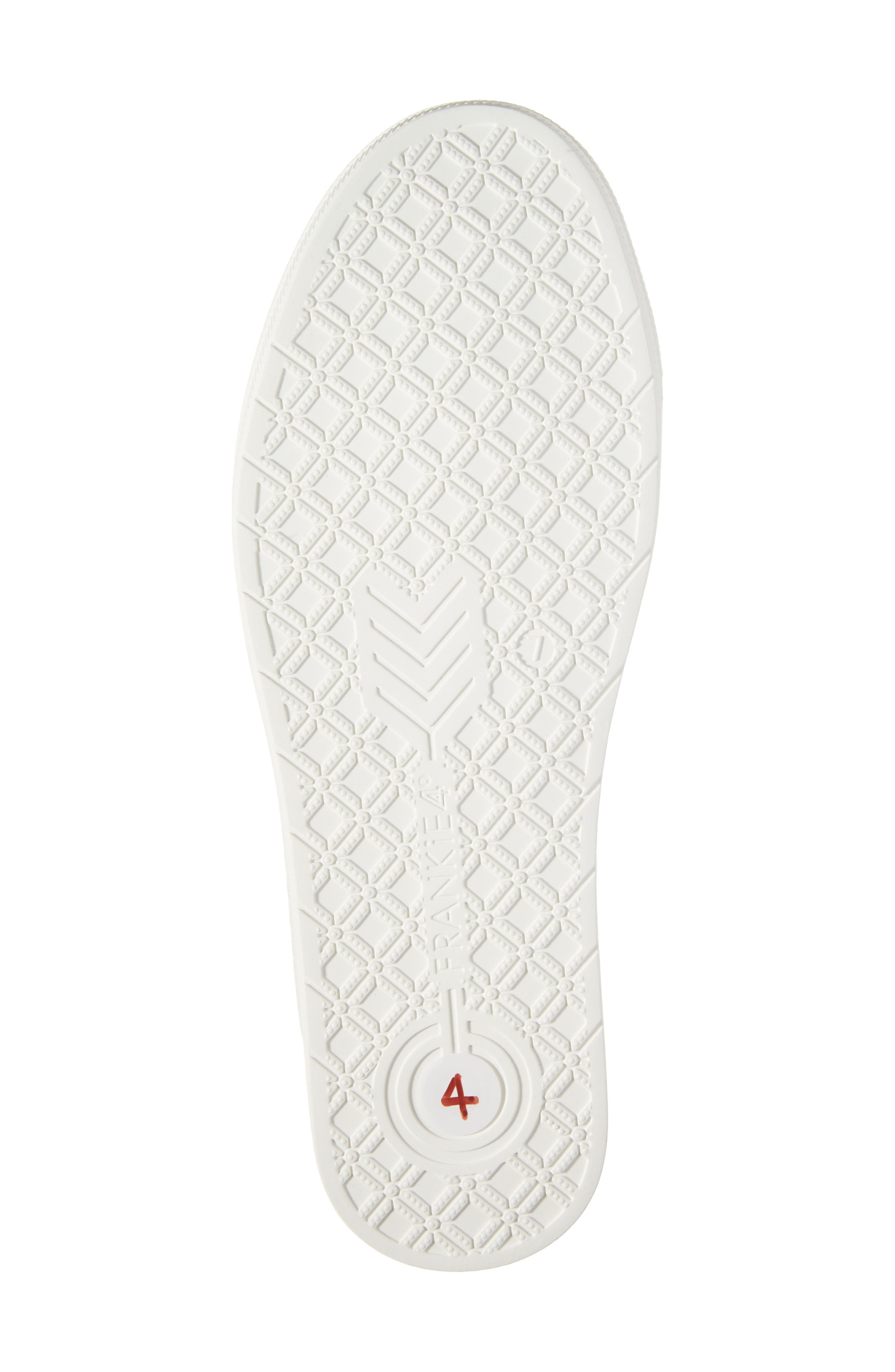 FRANKIE4 Archer Platform Sneaker in White Croc | Smart Closet