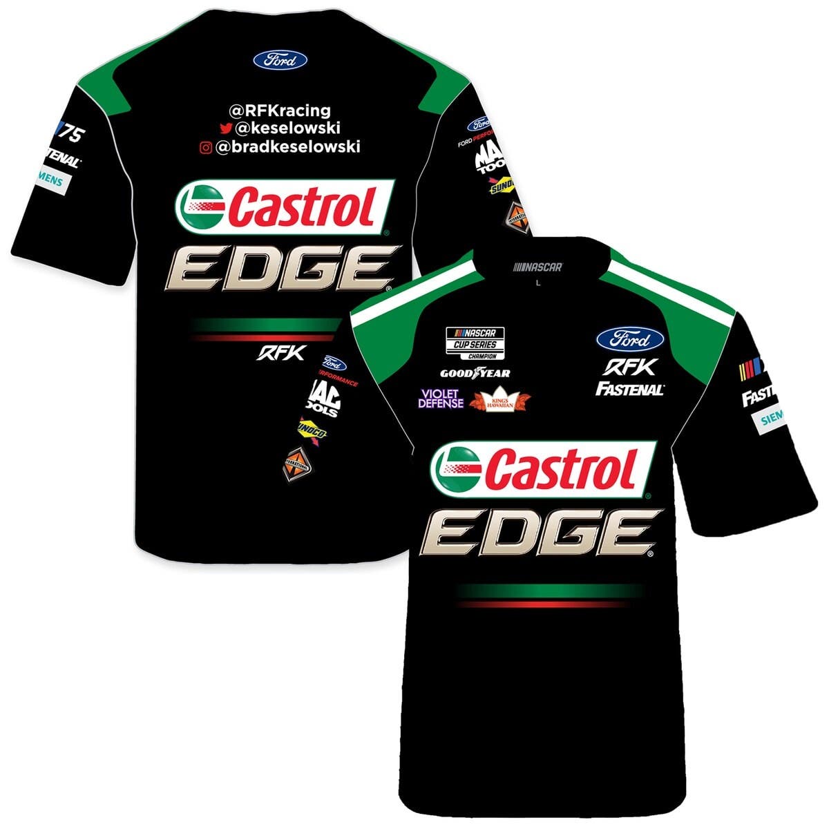 RFK Racing Youth RFK Racing Black Brad Keselowski Castrol Edge ...