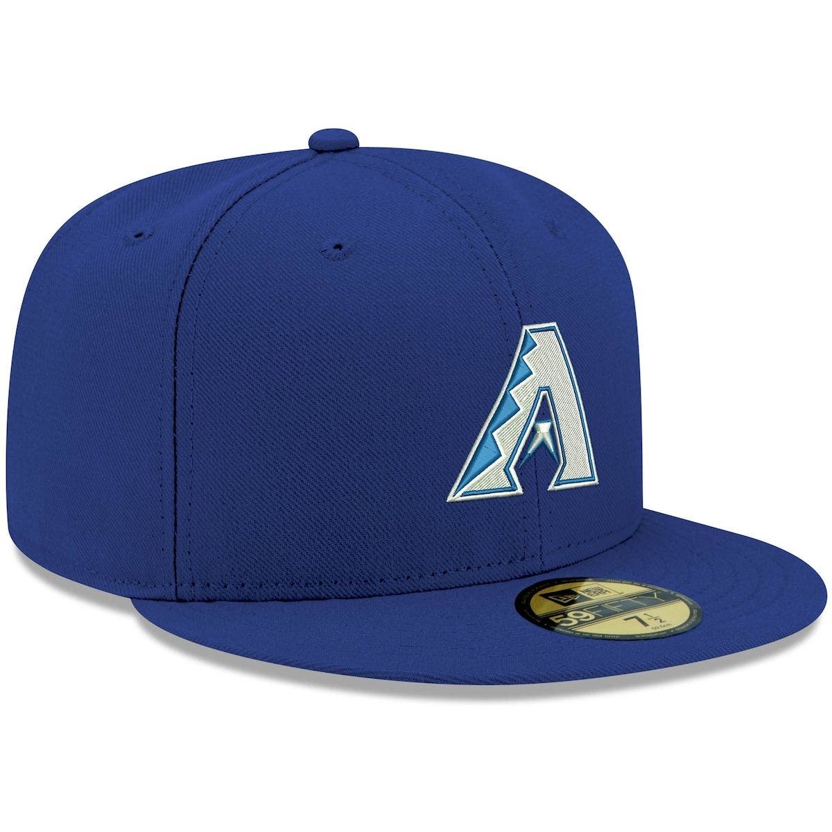 New Era Men's New Era Royal Arizona Diamondbacks White Logo 59FIFTY ...