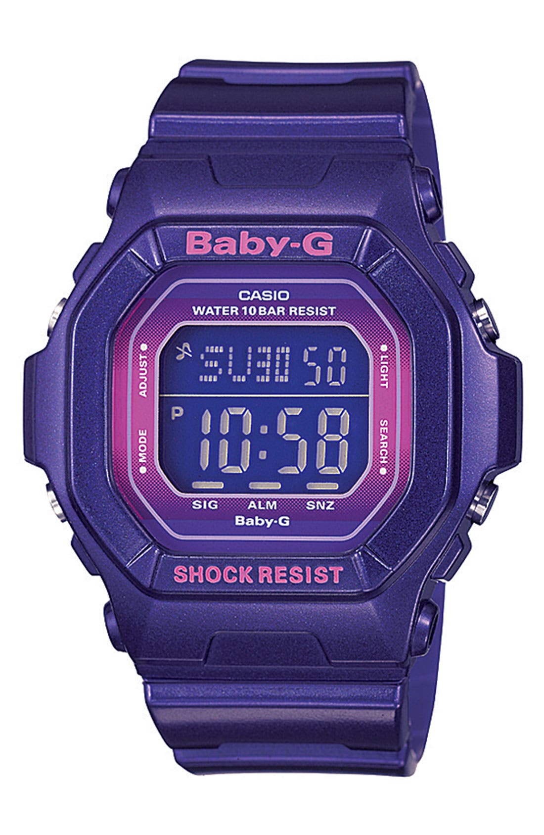 Casio 'Baby-G Purple Gloss' Digital Watch | Nordstrom
