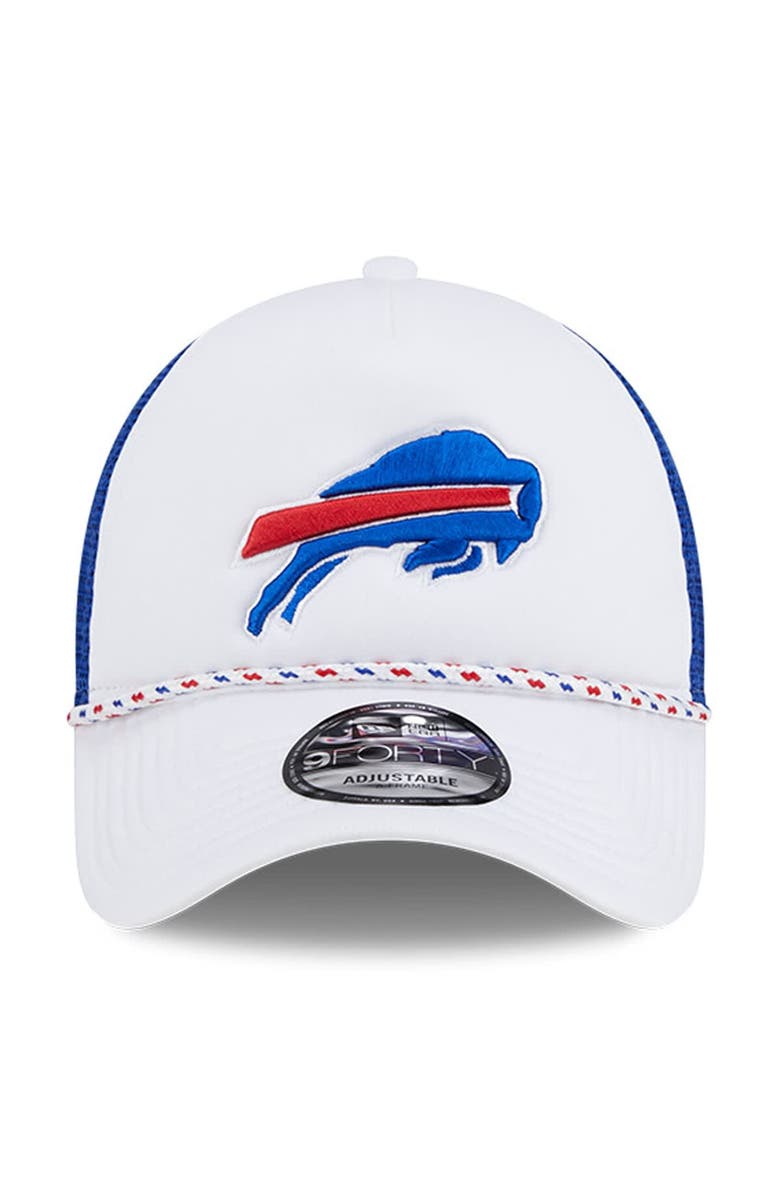 New Era Men's New Era White/Royal Buffalo Bills Court Sport Foam Front ...