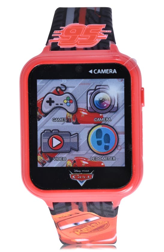 Accutime Kids' Disney Cars Itimes Smartwatch In Red | ModeSens