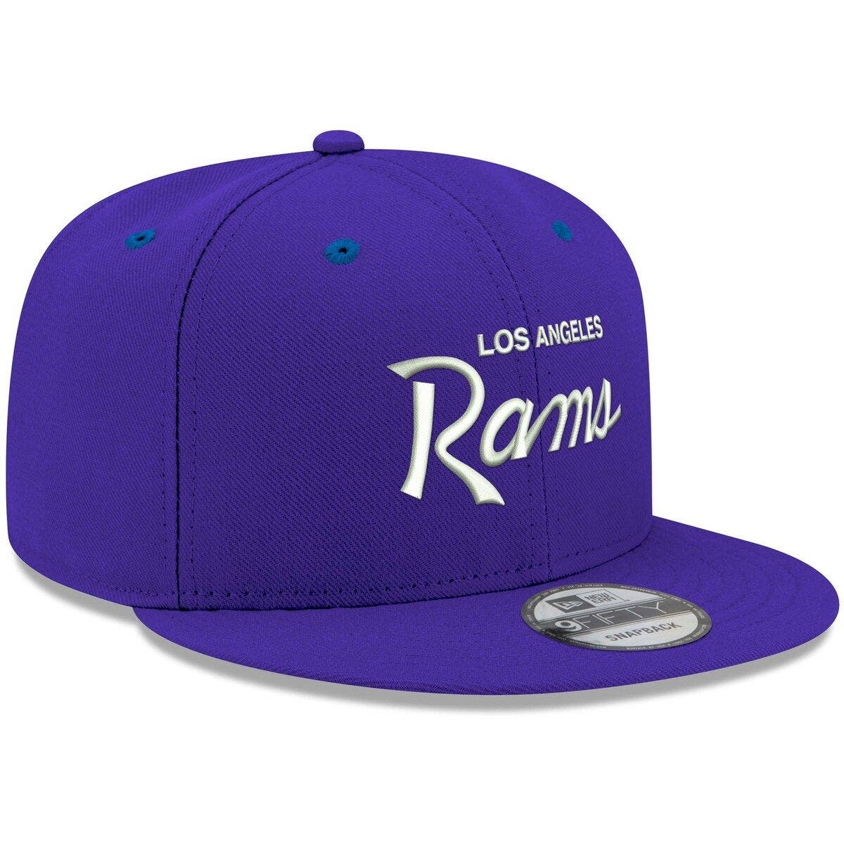 New Era Men's New Era Royal Los Angeles Rams Script Original Fit 9FIFTY ...