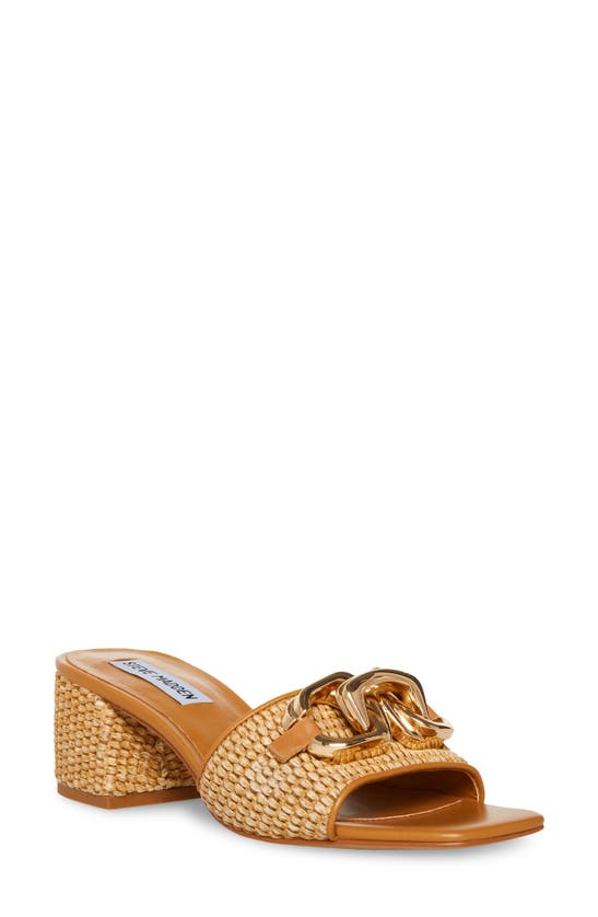 Steve Madden Santana Slide Sandal In Raffia | ModeSens