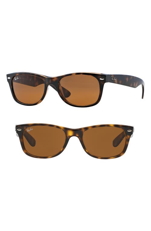 Ray-Ban Wayfarer 58mm Rectangular Sunglasses in Light Havana | Smart Closet