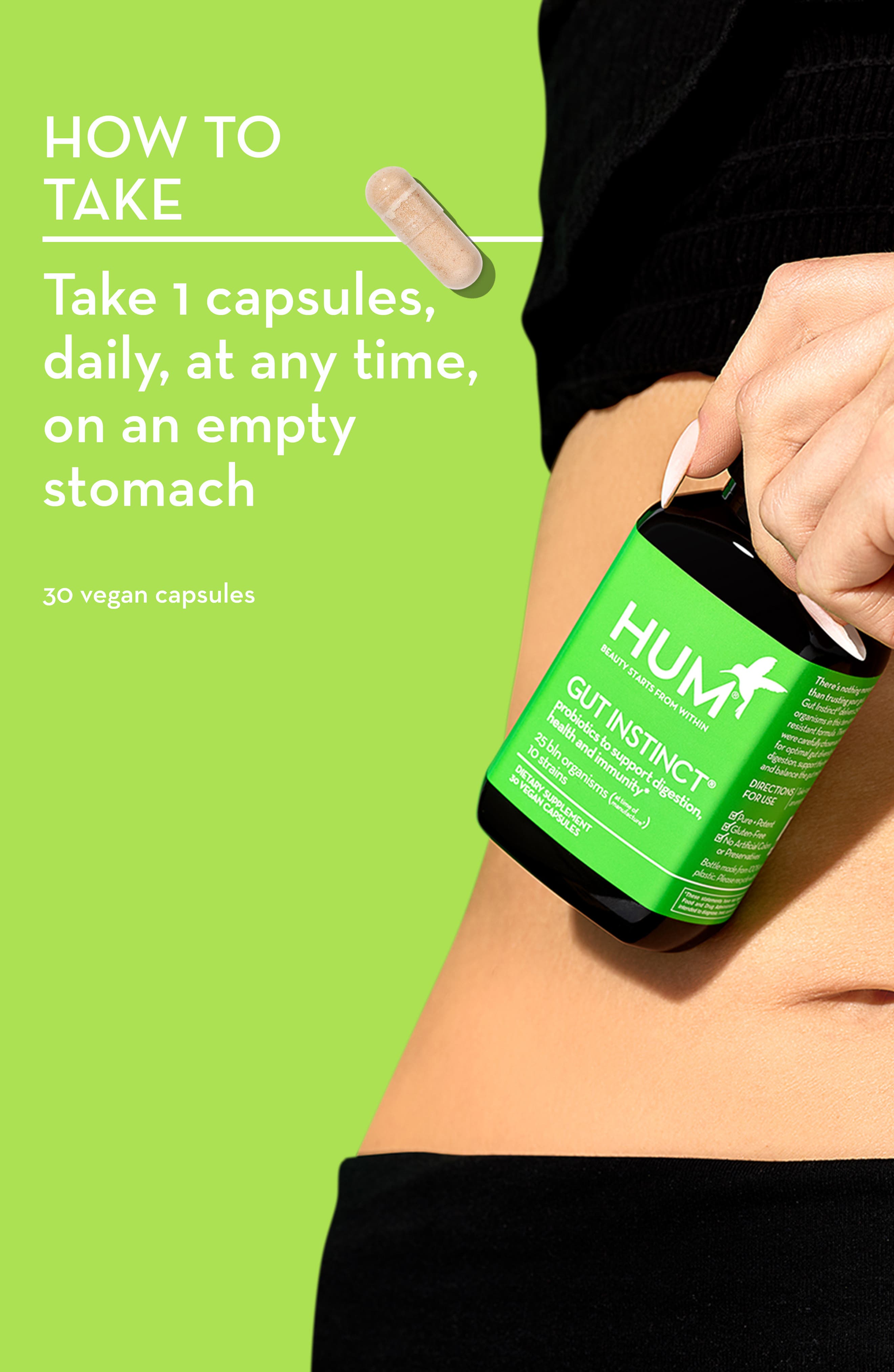 Hum Nutrition Gut Instinct™ Probiotic Dietary Supplement | Nordstrom