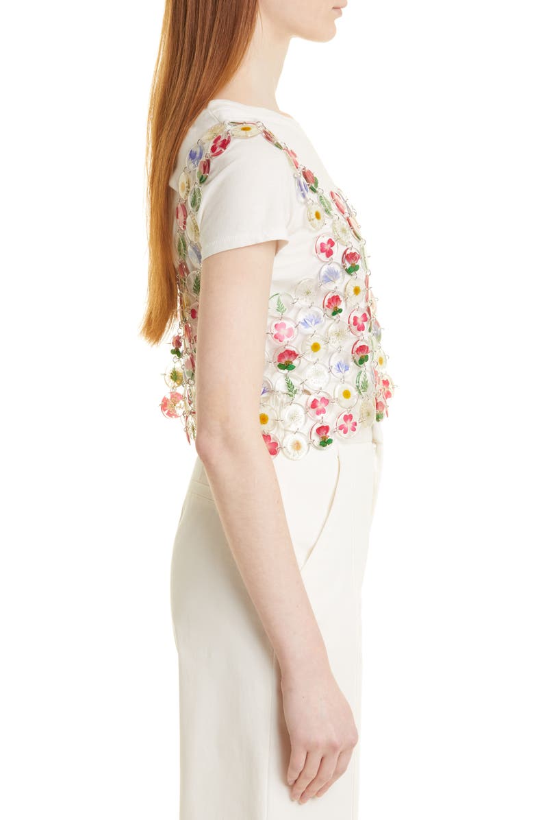 Dauphinette Chain Mail Flower Top | Nordstrom