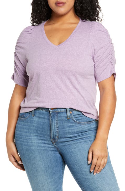 Purple Plus-Size Tops for Women | Nordstrom