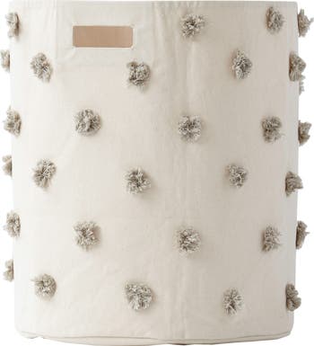 Pehr Pompom Canvas Hamper | Nordstrom