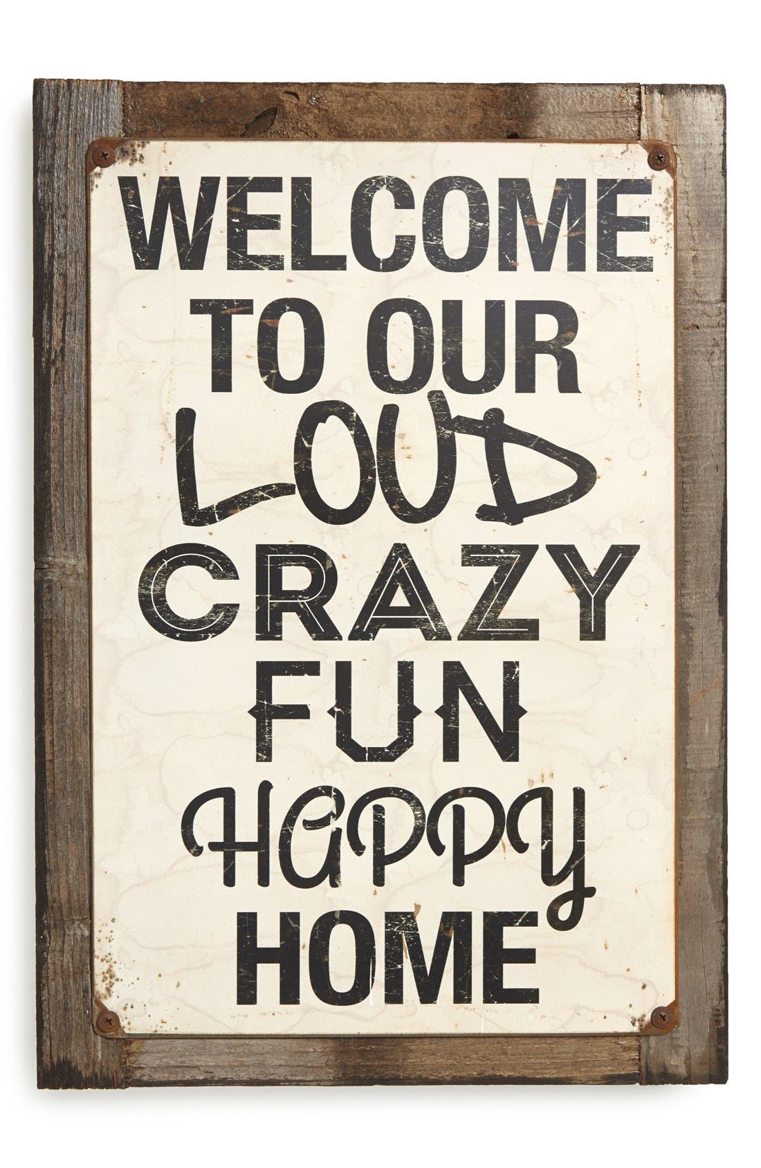 Poncho & Goldstein 'Welcome Crazy' Sign | Nordstrom