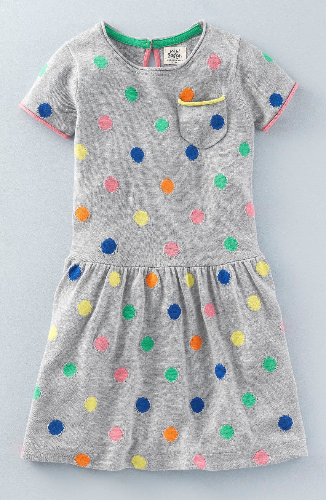 Mini Boden 'Multi Spotty' Knit Dress (Toddler Girls, Little Girls & Big ...