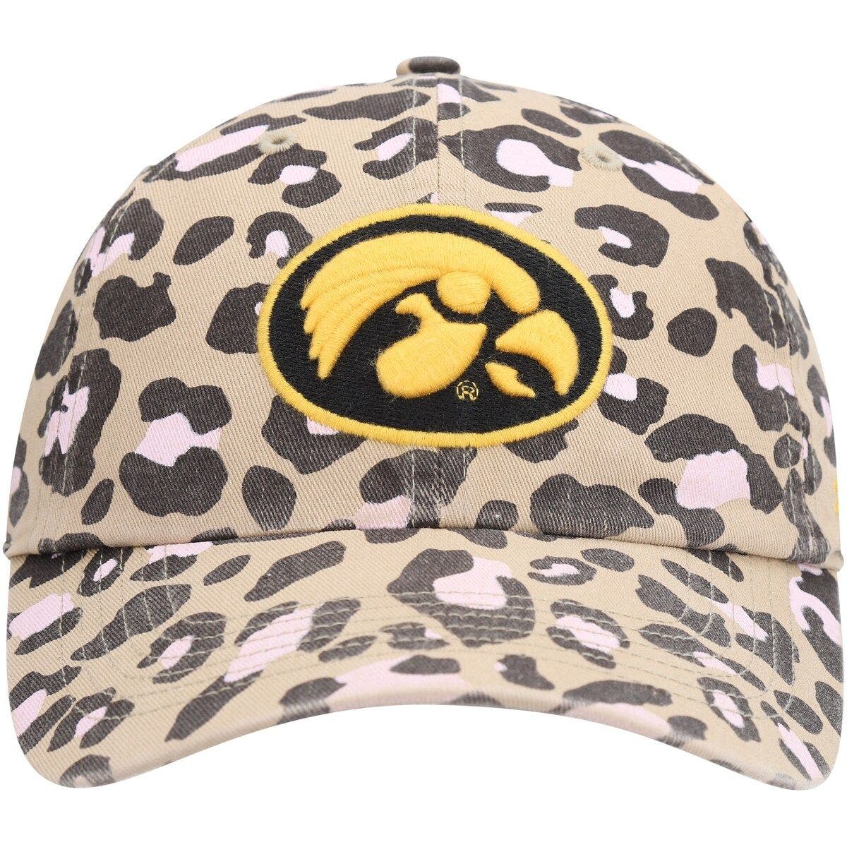 '47 Women's '47 Khaki Iowa Hawkeyes Bagheera Clean Up Adjustable Hat ...