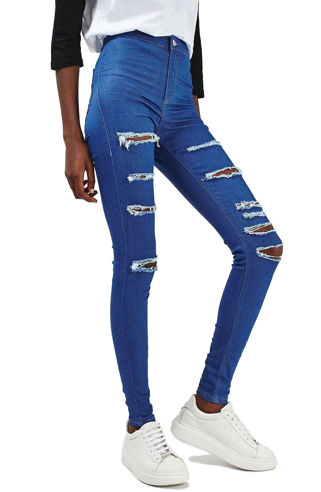 Topshop Joni Ripped Super Skinny Jeans | Nordstrom