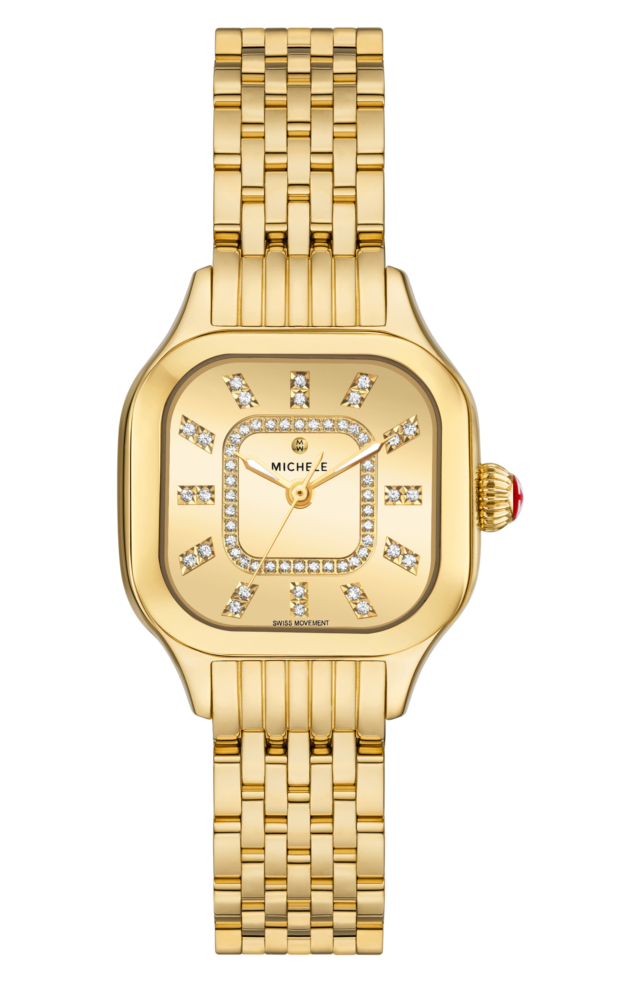 MICHELE Meggie Diamond Dial Bracelet Watch, 29mm | Nordstrom
