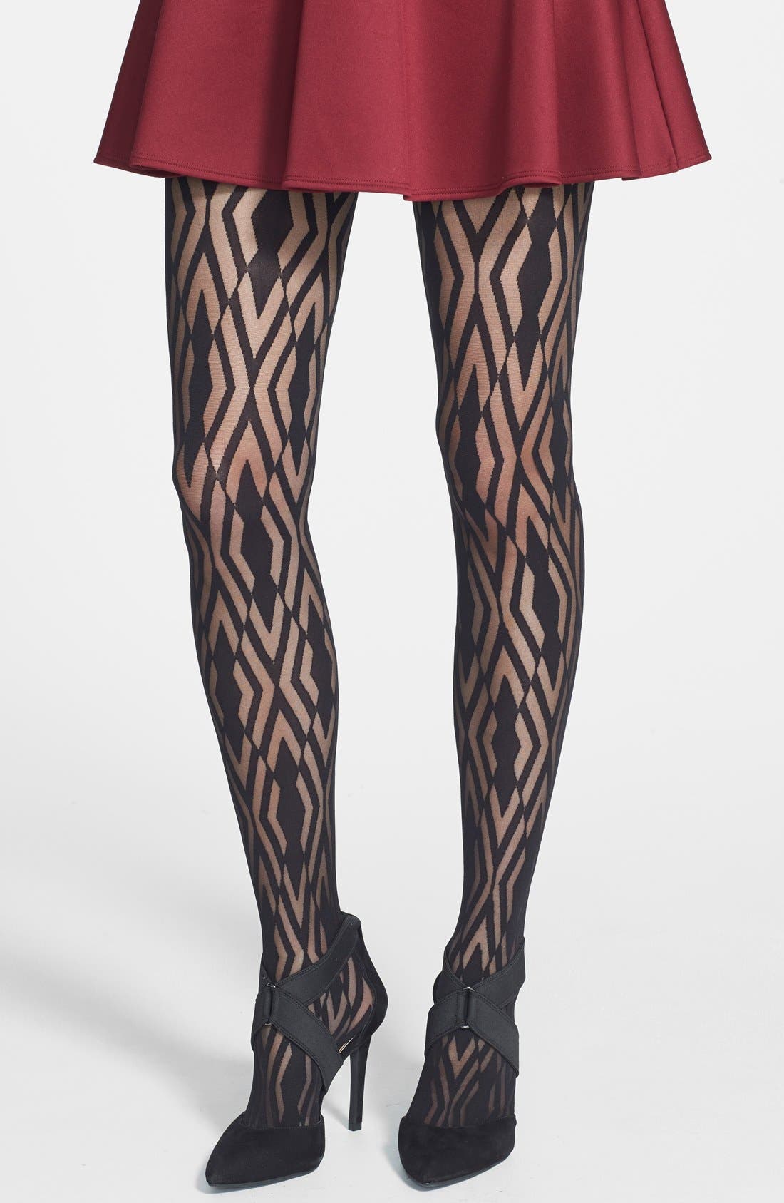 Oroblu 'Allure' Geometric Pattern Sheer Tights | Nordstrom