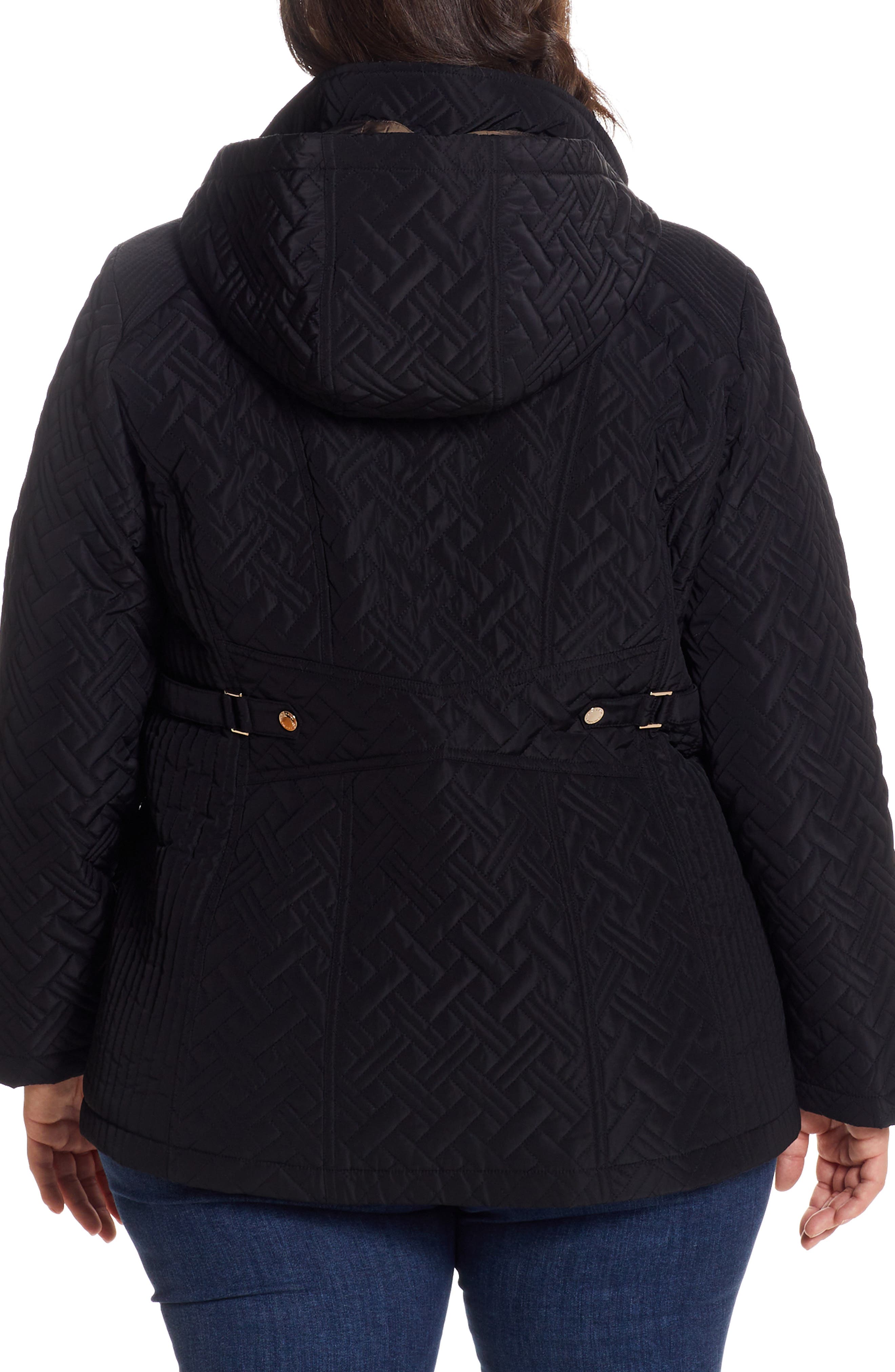 Gallery Quilted Jacket with Removable Hood | Nordstrom