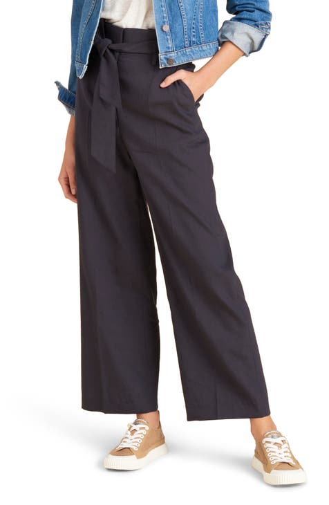 Women's Linen Blend Wide-Leg Pants | Nordstrom