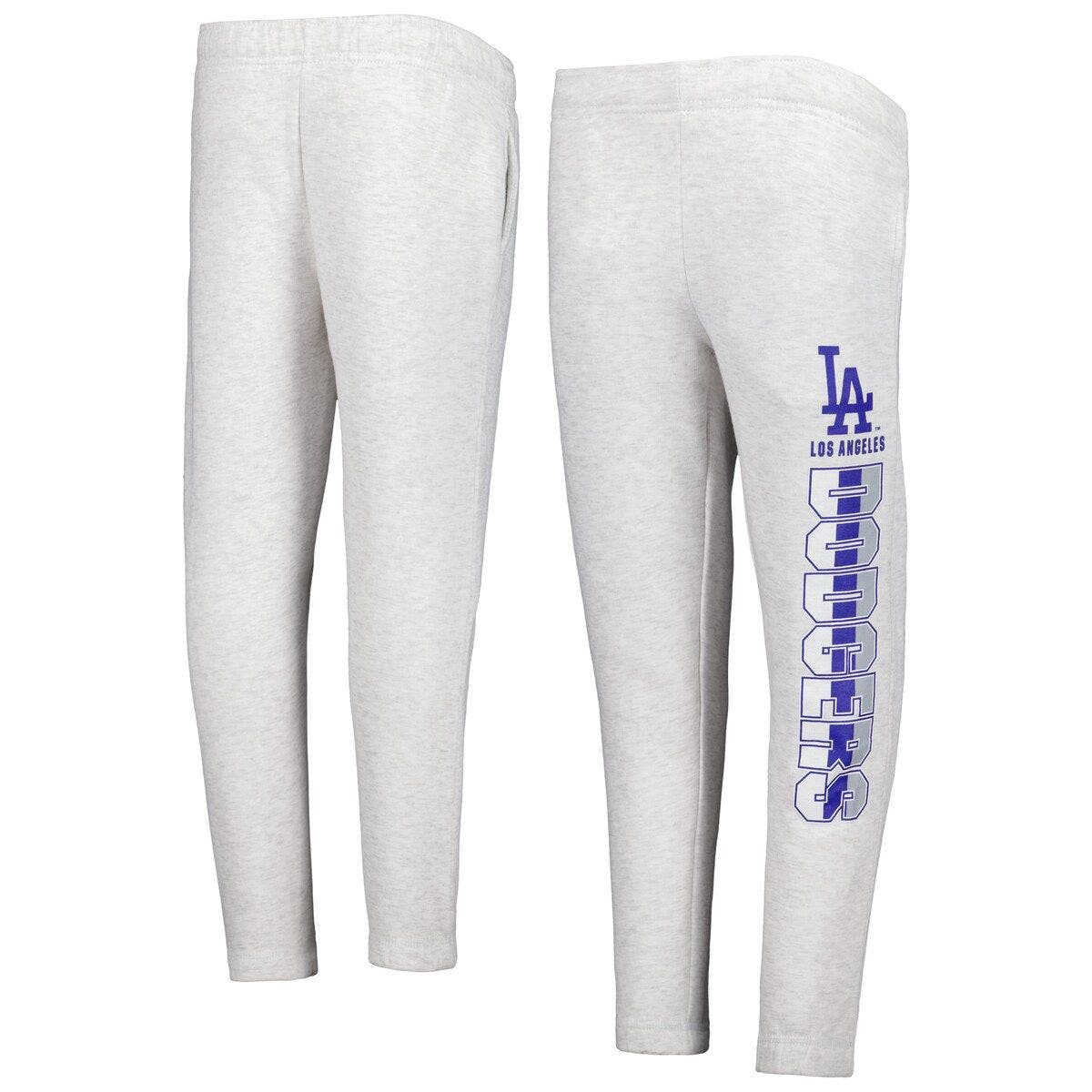 Outerstuff Youth Ash Los Angeles Dodgers Game Time Fleece Pants | Nordstrom