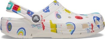CROCS Kids' Classic Doodle Print Clog | Nordstrom