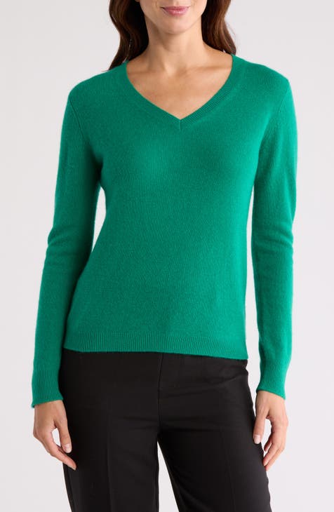 Green Cashmere Sweaters for Women | Nordstrom Rack