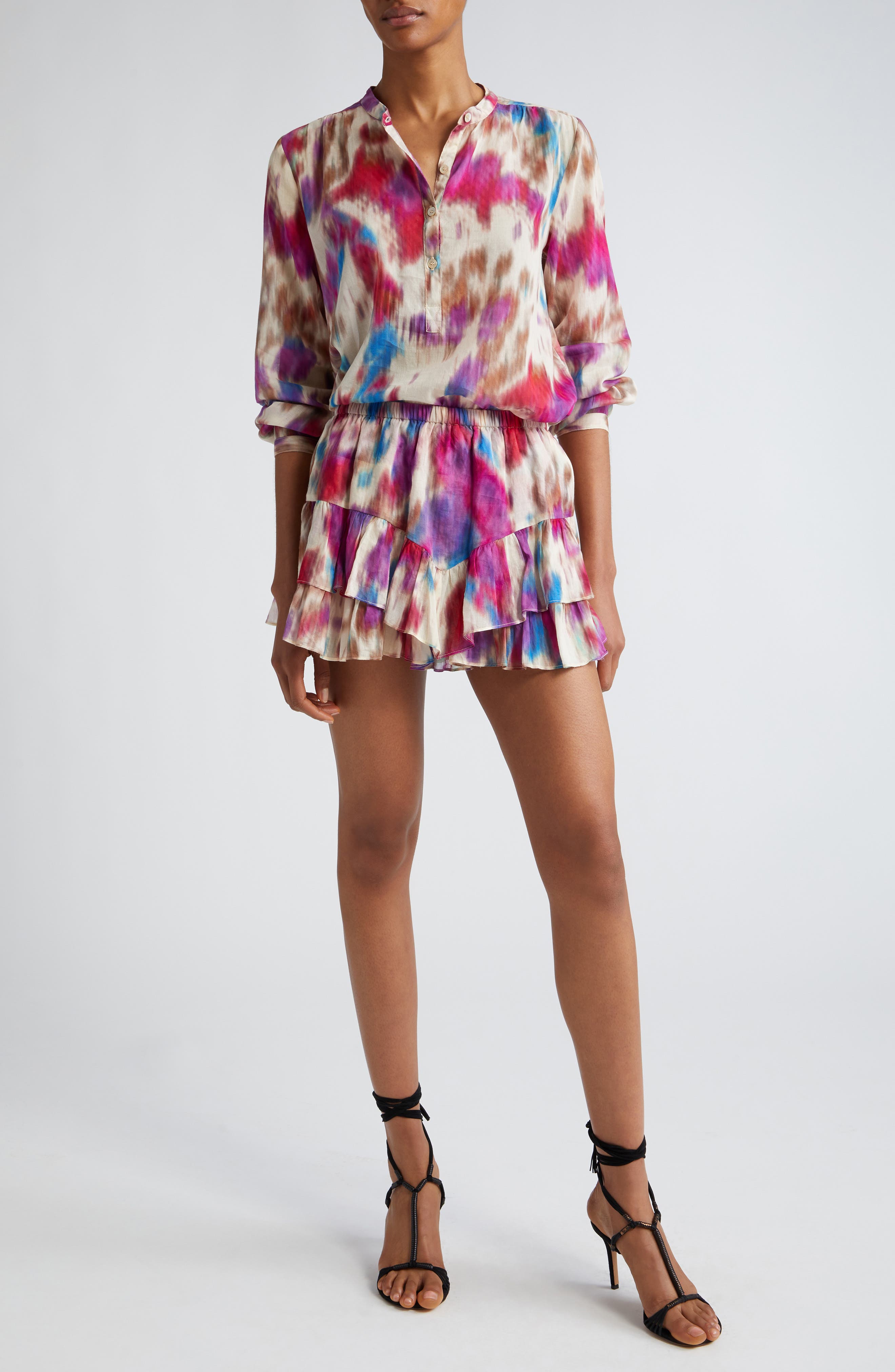 Isabel Marant Étoile Maria Print Cotton Shirt | Nordstrom