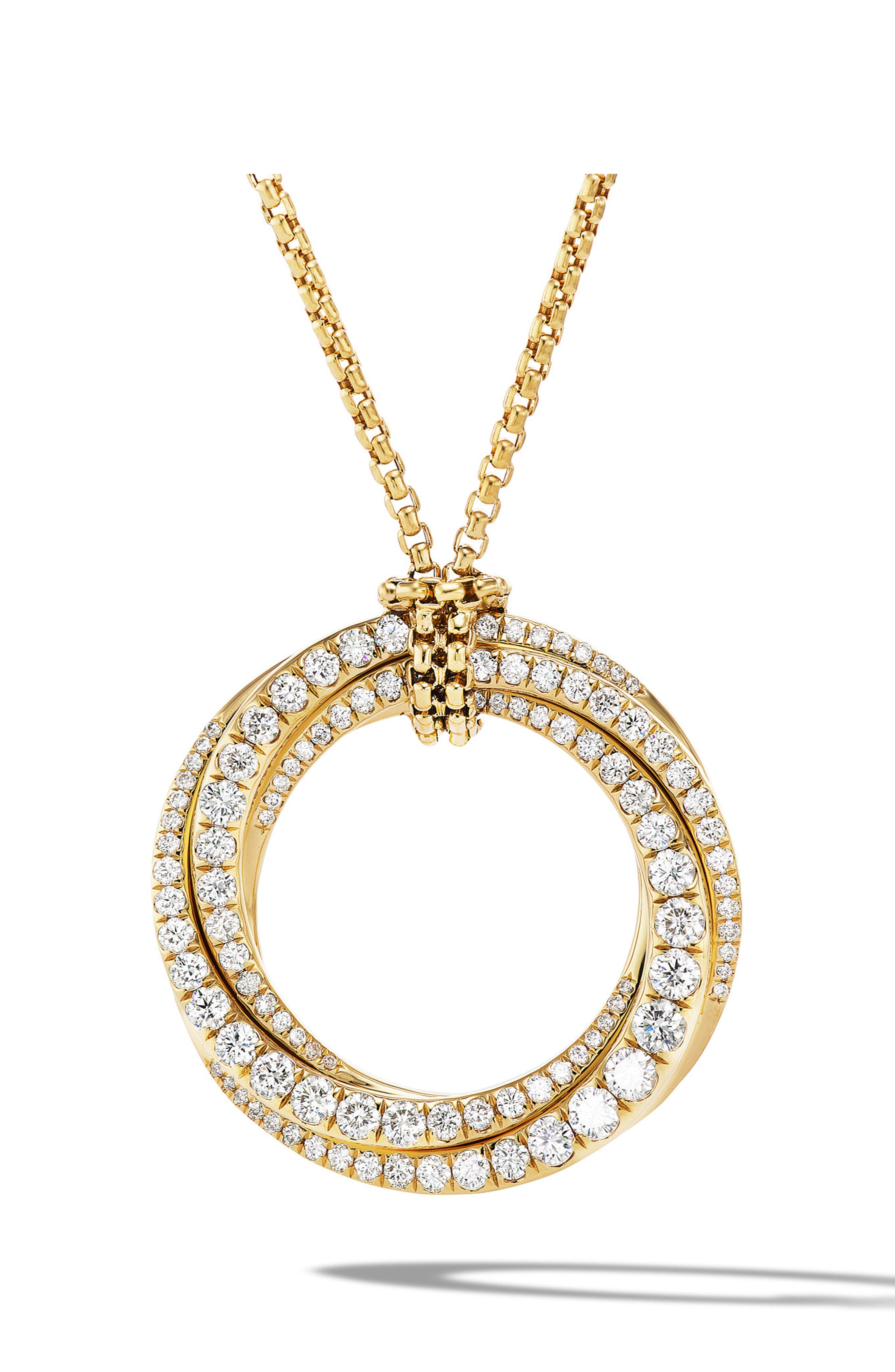 David Yurman 21MM MEDIUM PAVE CROSSOVER PEN | Nordstrom