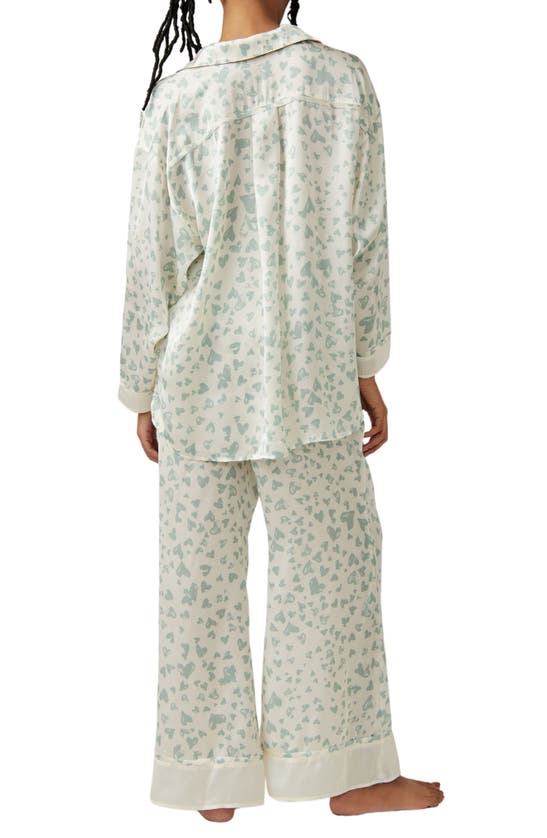 Free People Dreamy Days Mixed Print Pajamas In Ivory Combo | ModeSens