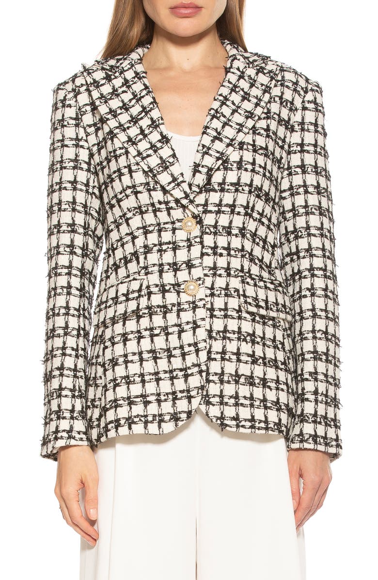 Alexia Admor Raya Classic Tweed Two-Button Blazer | Nordstromrack