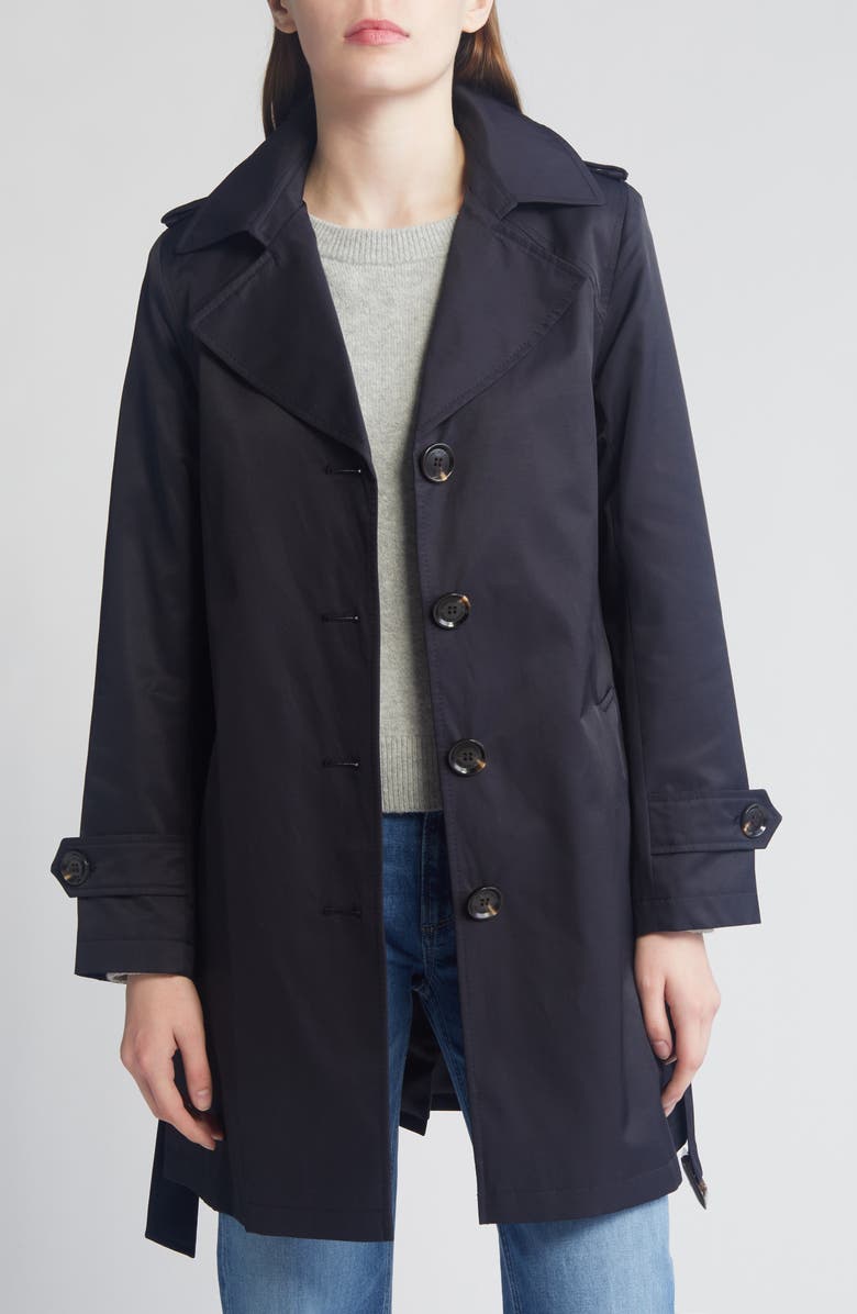 Sam Edelman Buckle Belt Trench Coat Nordstrom