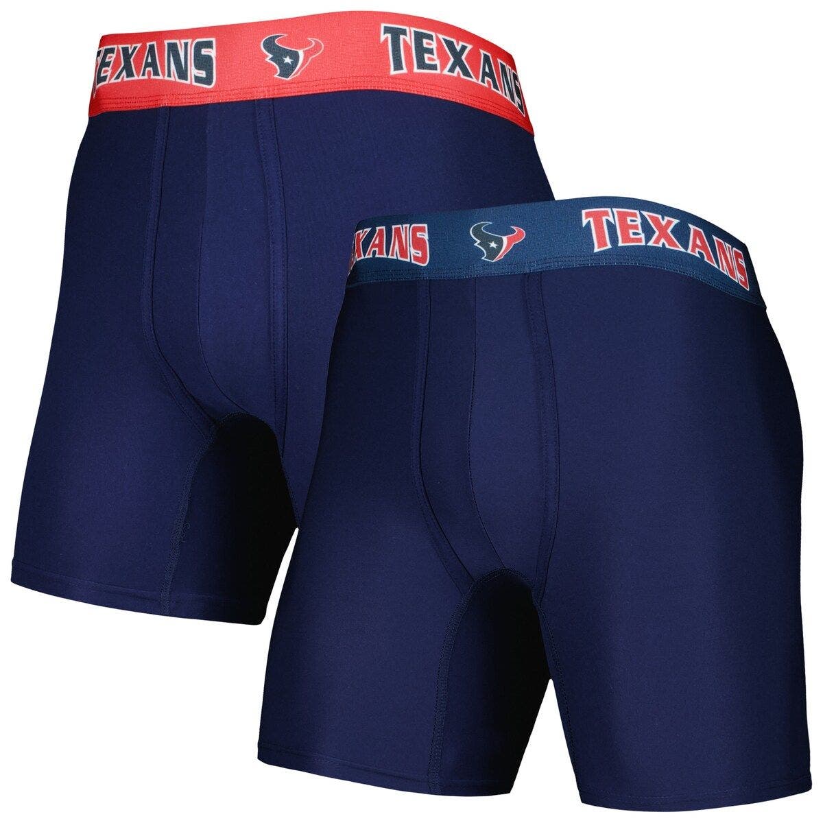 CONCEPTS SPORT Men's Concepts Sport Navy/Red Houston Texans 2-Pack ...