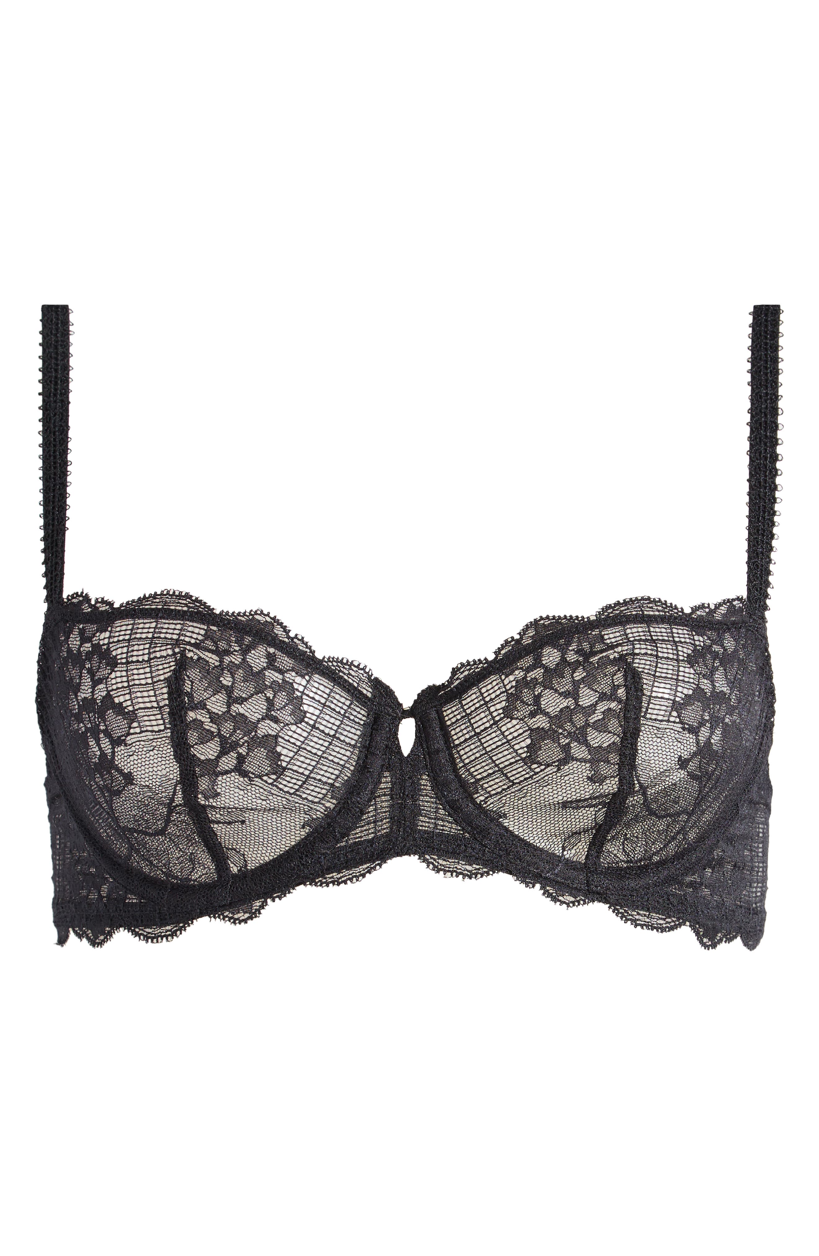 Simone Perele Wish Lace Demi Cup Bra In Black | ModeSens