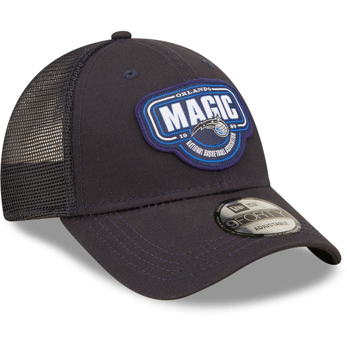 New Era Men's New Era Black Orlando Magic Team Logo Patch 9FORTY ...