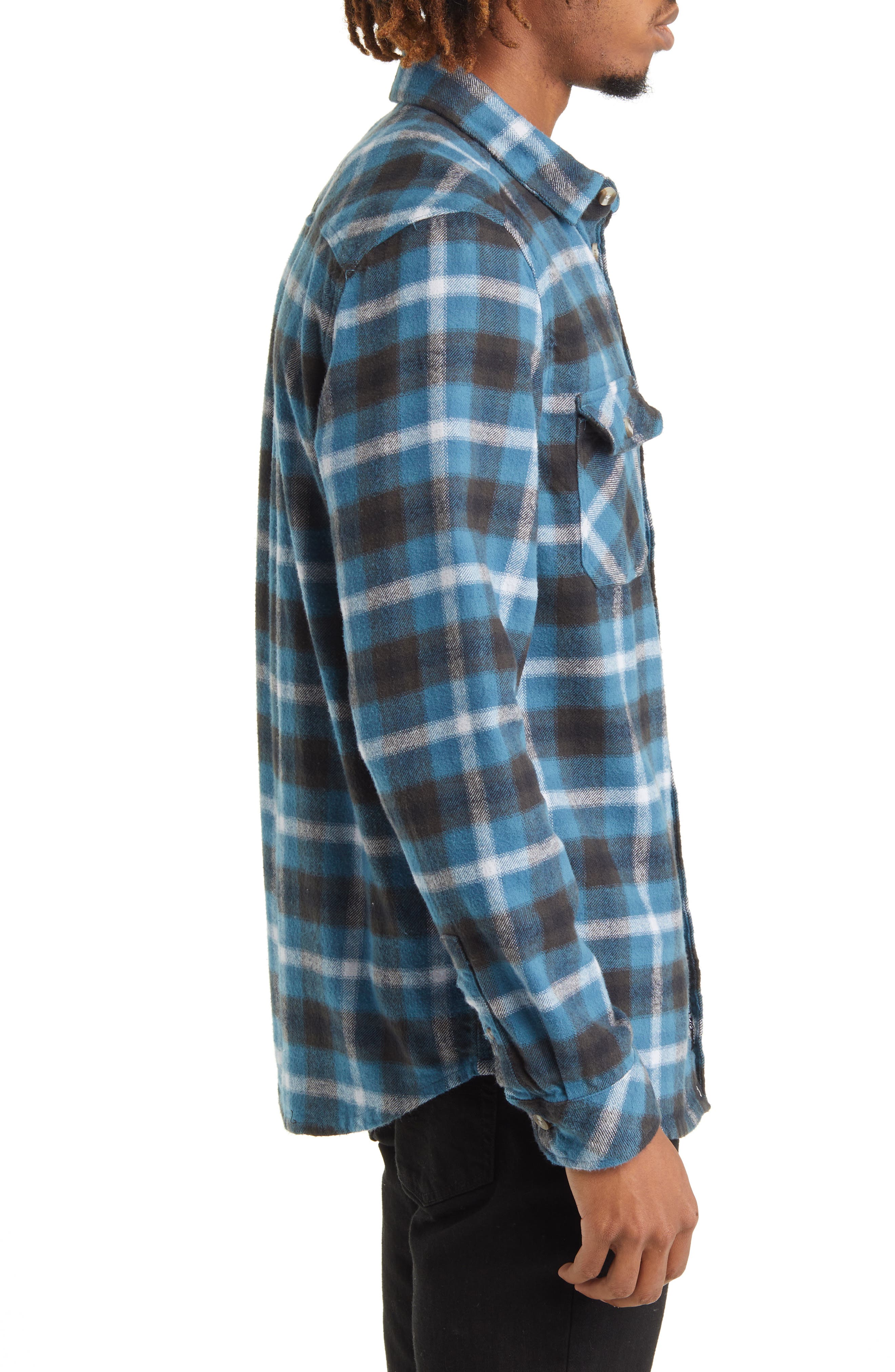 Rip Curl SWC Plaid Flannel Button-Up Shirt | Nordstrom