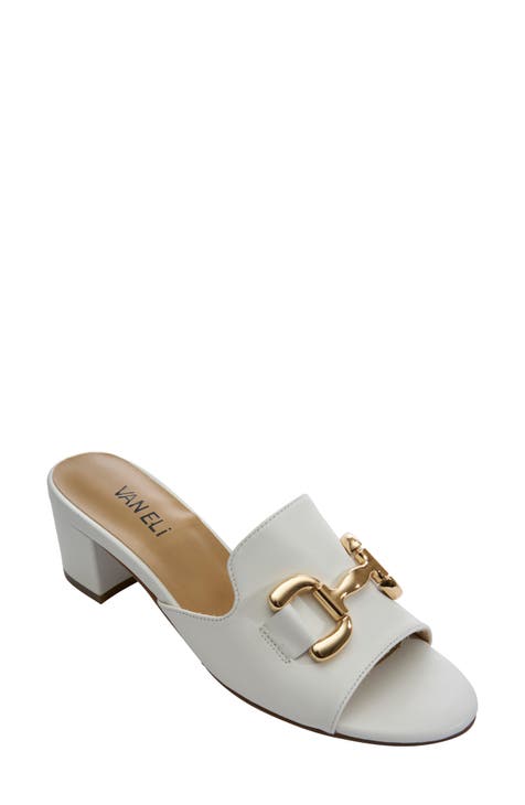 White Block-Heel Sandals for Women | Nordstrom