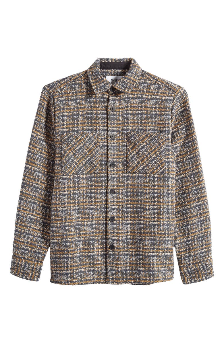 Wax London Whiting Marine Beatnik Button-Up Overshirt | Nordstrom