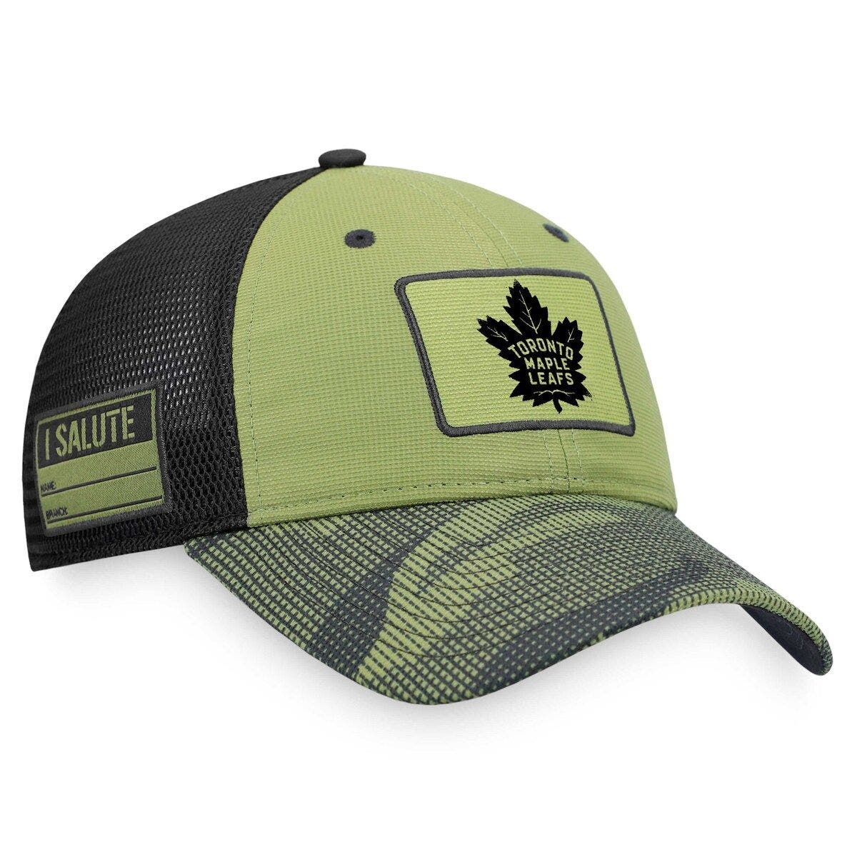 FANATICS Men's Fanatics Branded Camo/Black Toronto Maple Leafs Military ...