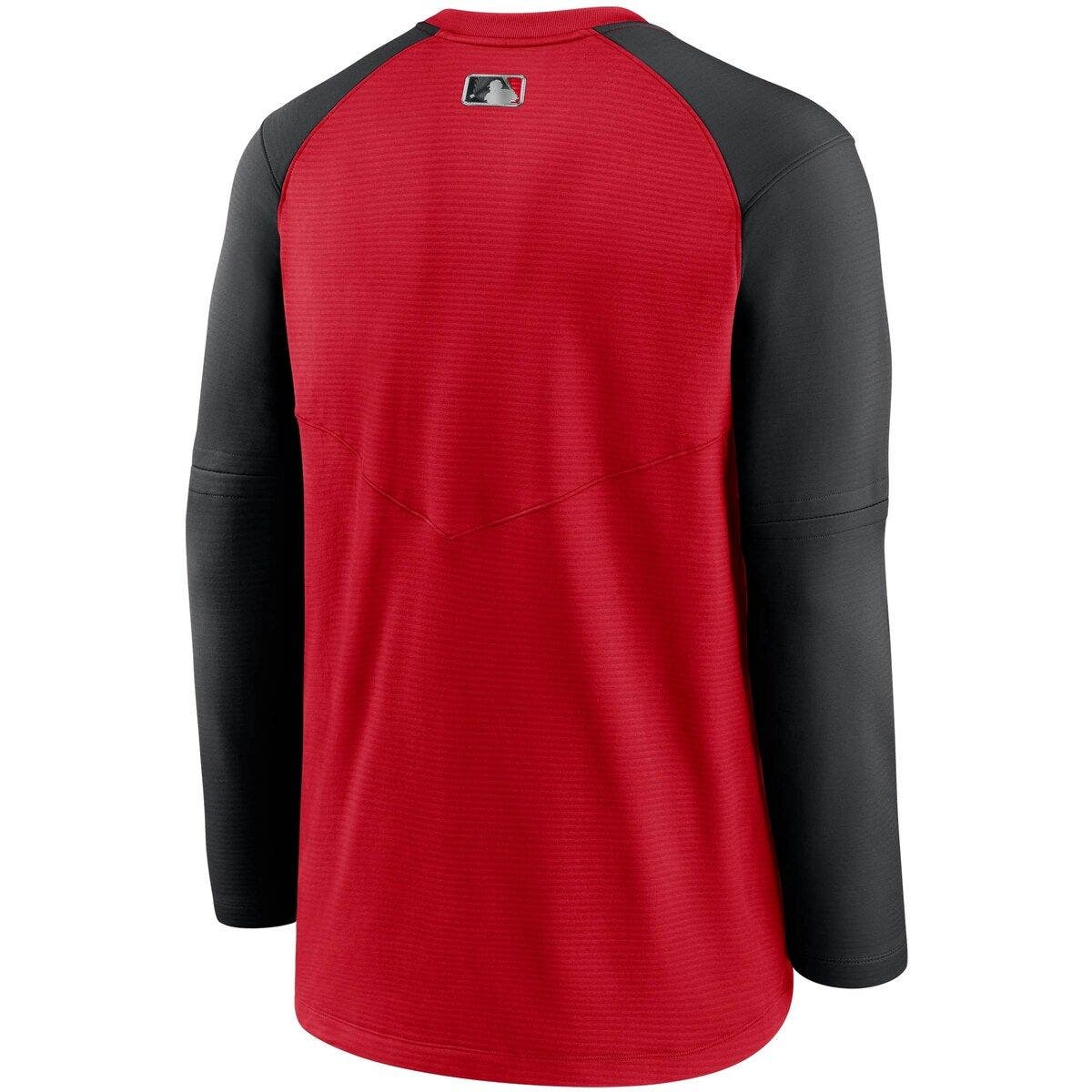 Nike Men's Nike Red/Black Cincinnati Reds Authentic Collection Pregame ...