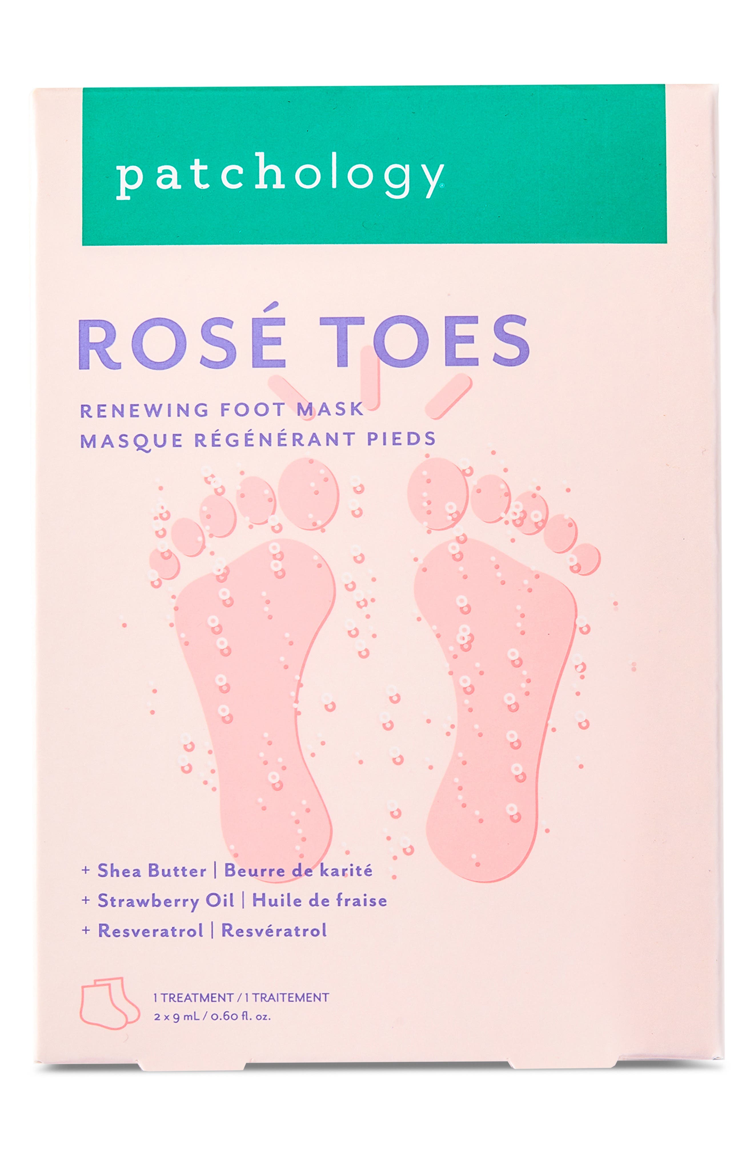 Patchology Rosé Toes Foot Mask | Nordstrom