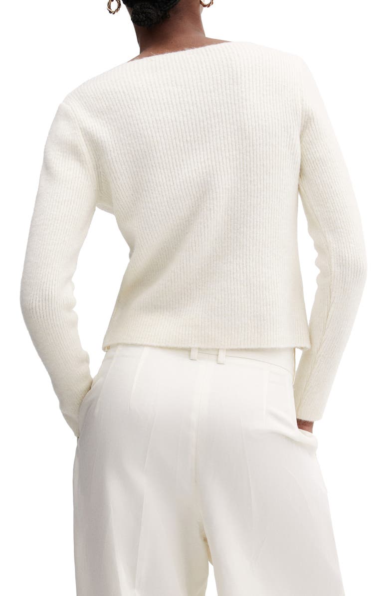 MANGO Boat Neck Rib Sweater | Nordstrom